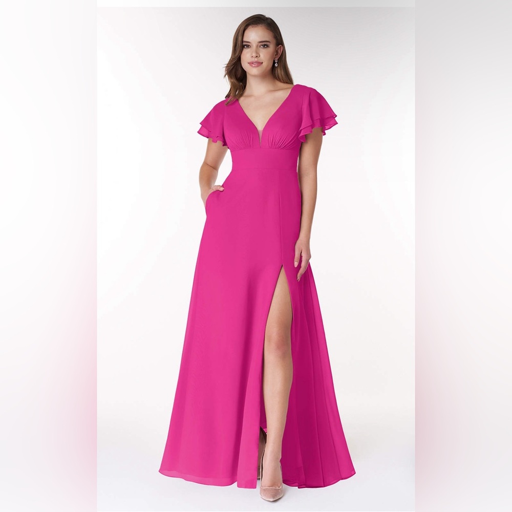 Pink Azazie Gown - Gem